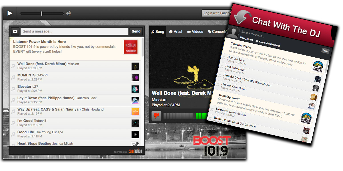 Commotion - Web Widgets